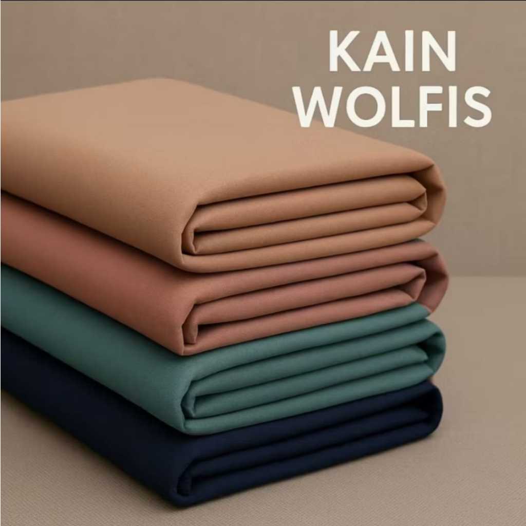 Jual Kain Wolfis Premium 0.5 Meter - Lembut, Tebal, dan Adem untuk ...