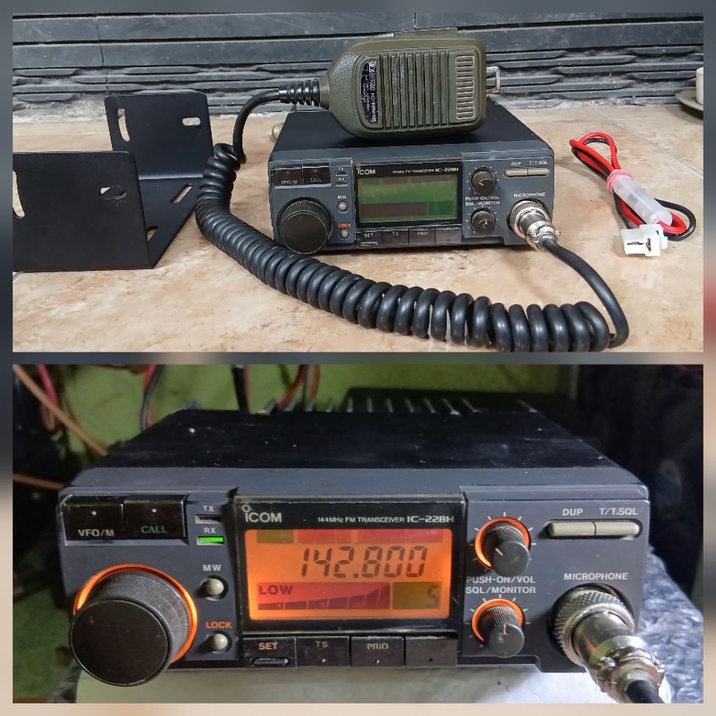Jual RIG JADUL ICOM IC-228H VHF LUAR DALAM MULUSSS ORIGINAL JAPAN ...
