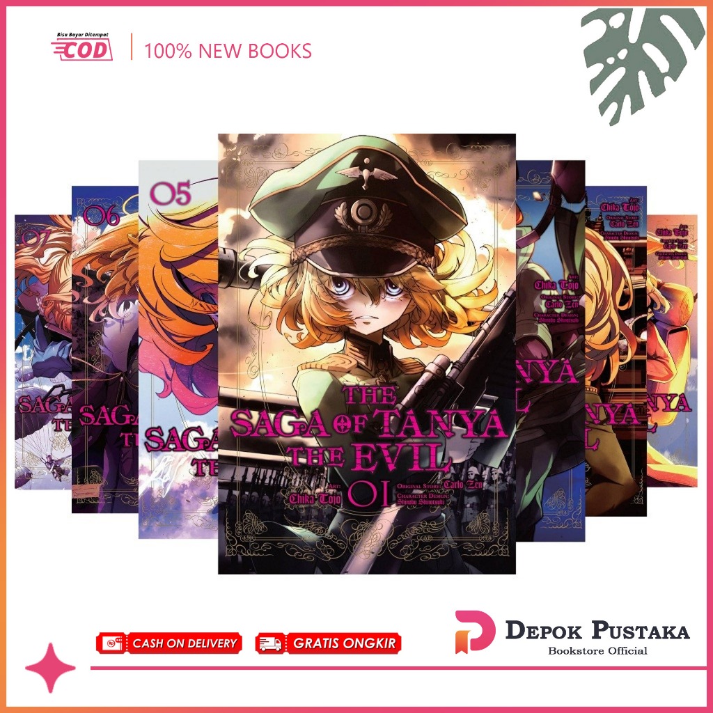 Jual The Saga of Tanya the Evil/Youjo Senki (27 book series) | Shopee ...
