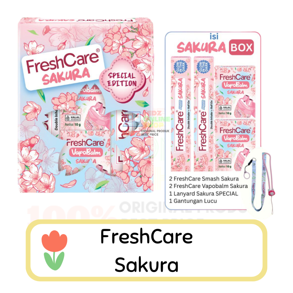 Jual Paket FreshCare Sakura Double Inhaler | Shopee Indonesia