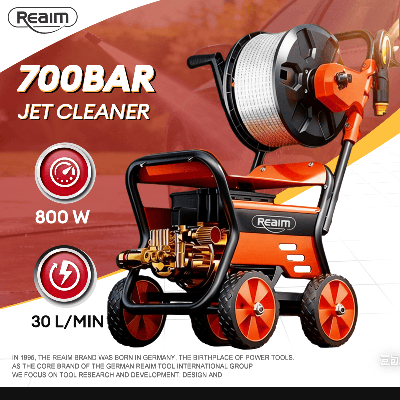 Jual Reaim Jet Cleaner 600W 700BAR Mesin Alat Steam High Preassure ...