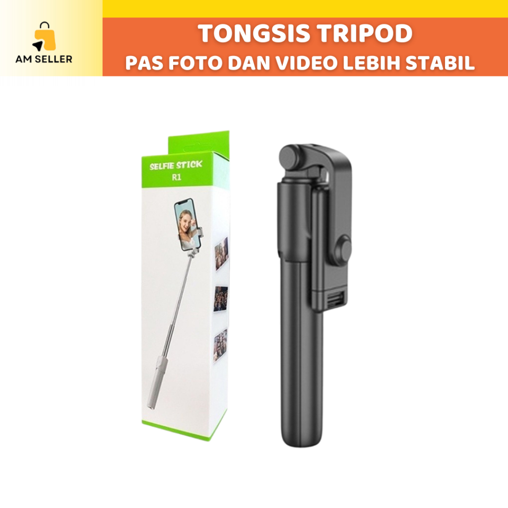 Jual Tongsis Tripod R1S Bluetooth - Pas Foto dan Video Lebih Stabil ...