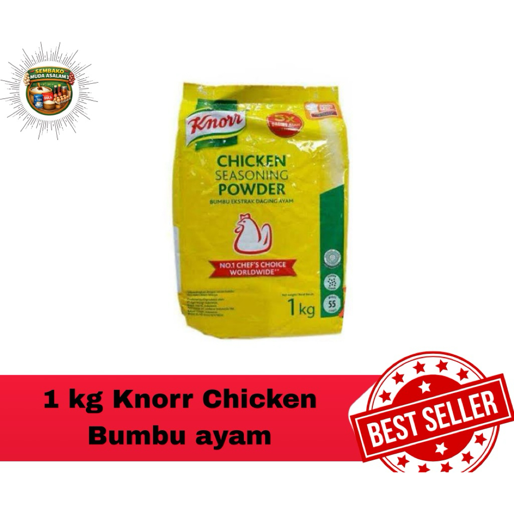 Jual Knorr Chicken Powder 1kg / Knorr Bumbu Penyedap Rasa Ayam 1 Kg ...