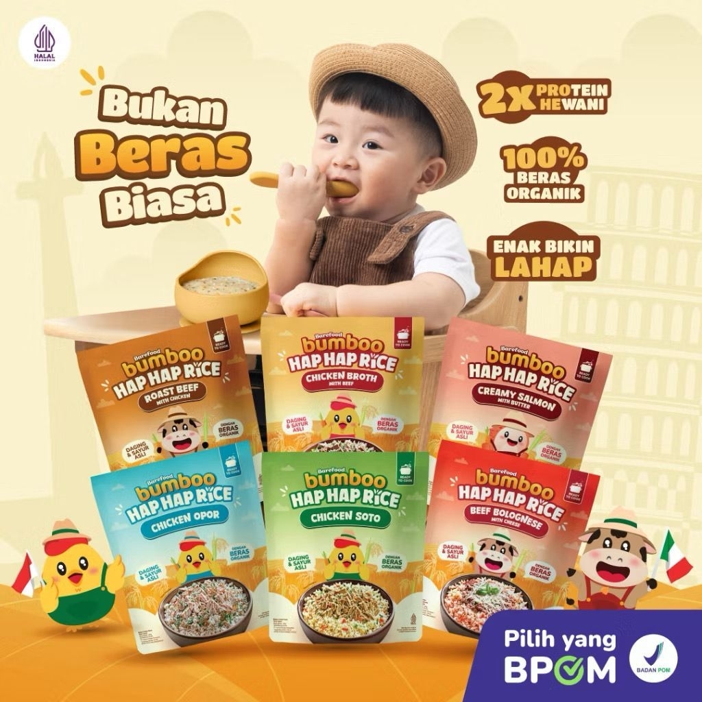Jual BUMBOO Hap Hap Rice - 100% Beras Organik Tanpa Pestisida - Double ...