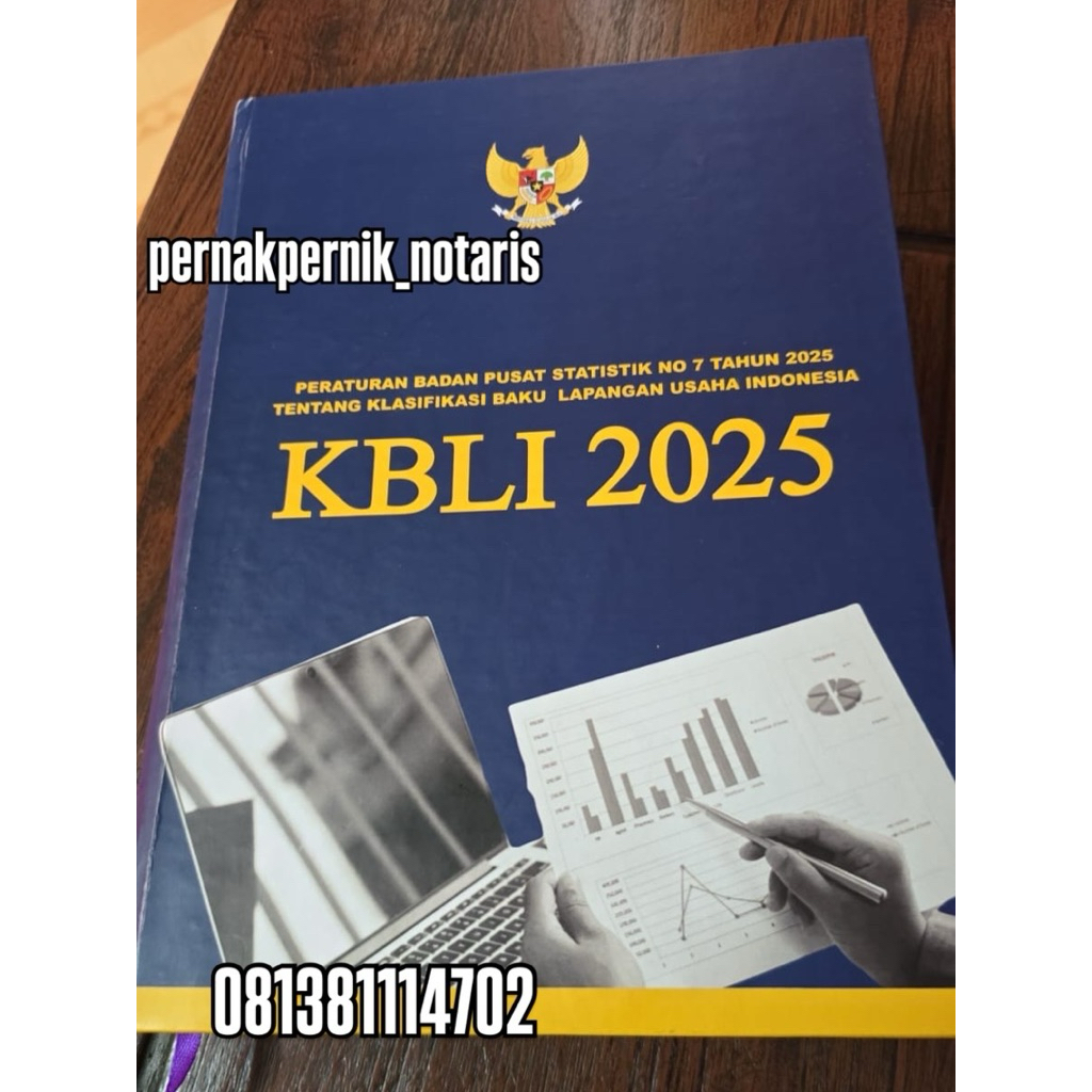 Jual Buku KBLI 2025 Resmi BPS – Panduan Legalitas Usaha & Notaris (Hard ...