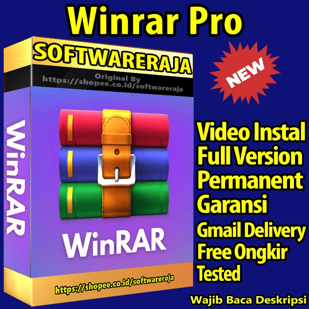 Jual Winrar Pro V7.1.1 2026 (Win 7, 8, 10 dan 11 64 bit] Permanent ...
