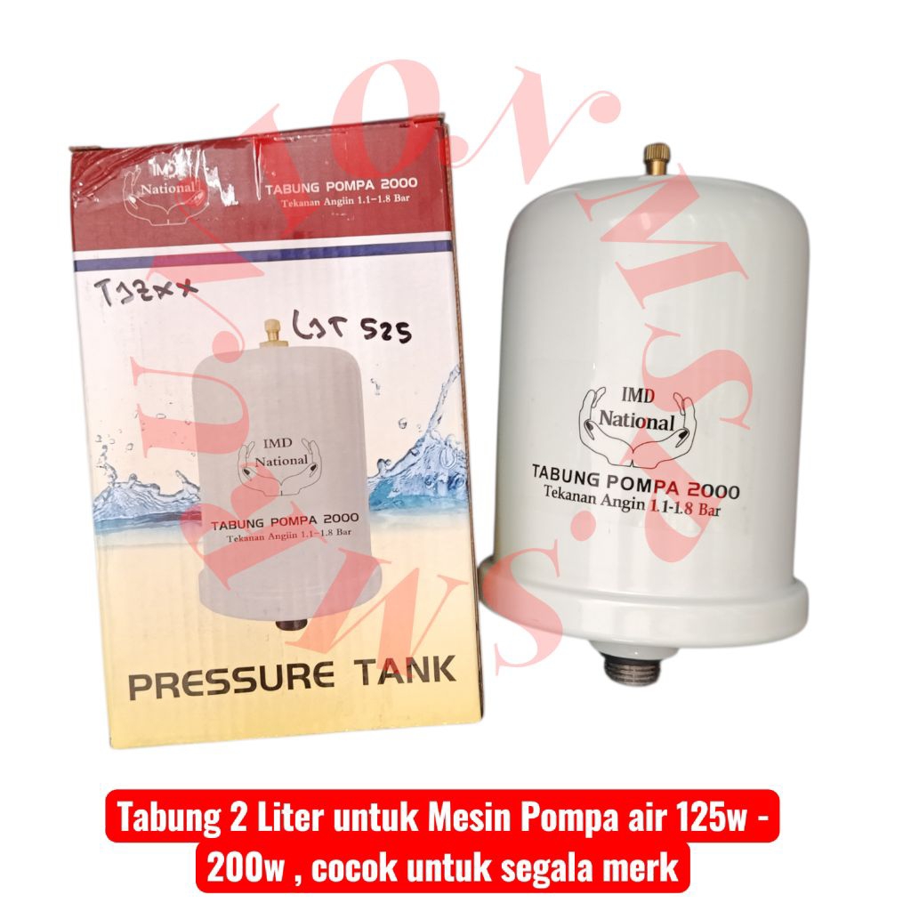 Jual IMD National PRESSURE TANK 2 LITER UNTUK POMPA AIR OTOMATIS ...