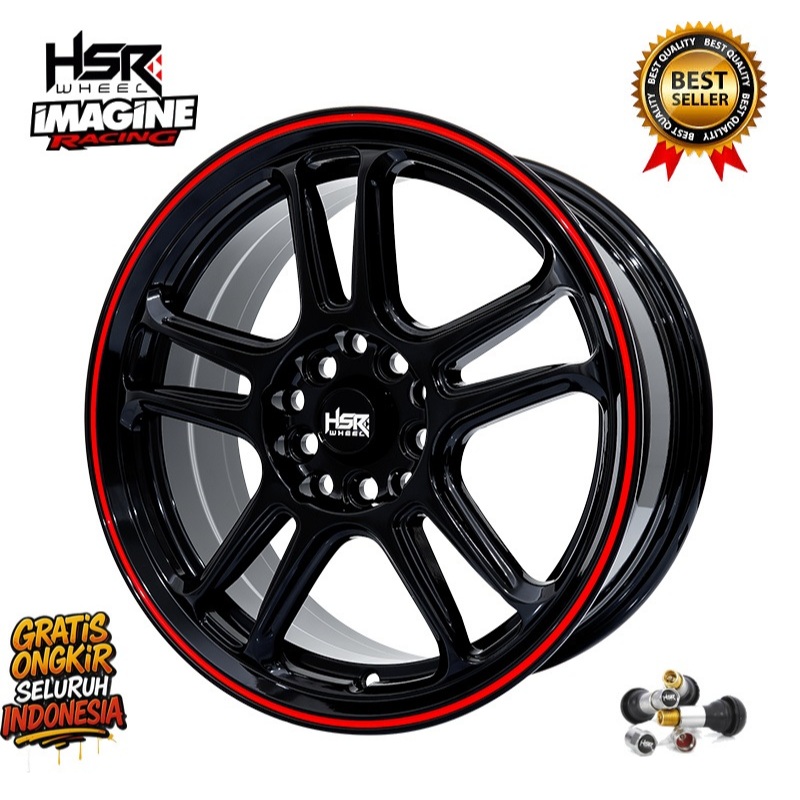 Jual VELG MOBIL HSR NX SPO R16 5X100 5X114,3 ERTIGA INNOVA RUSH TERIOS ...