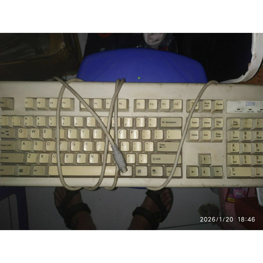 Jual Keyboard IBM Tipe PS2 Jadul Empuk Kuat Tahan Lama | Shopee Indonesia