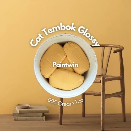 Jual Cat Tembok Glossy Warna Cream Tua 1KG Aesthetic Waterproof Bisa Di ...