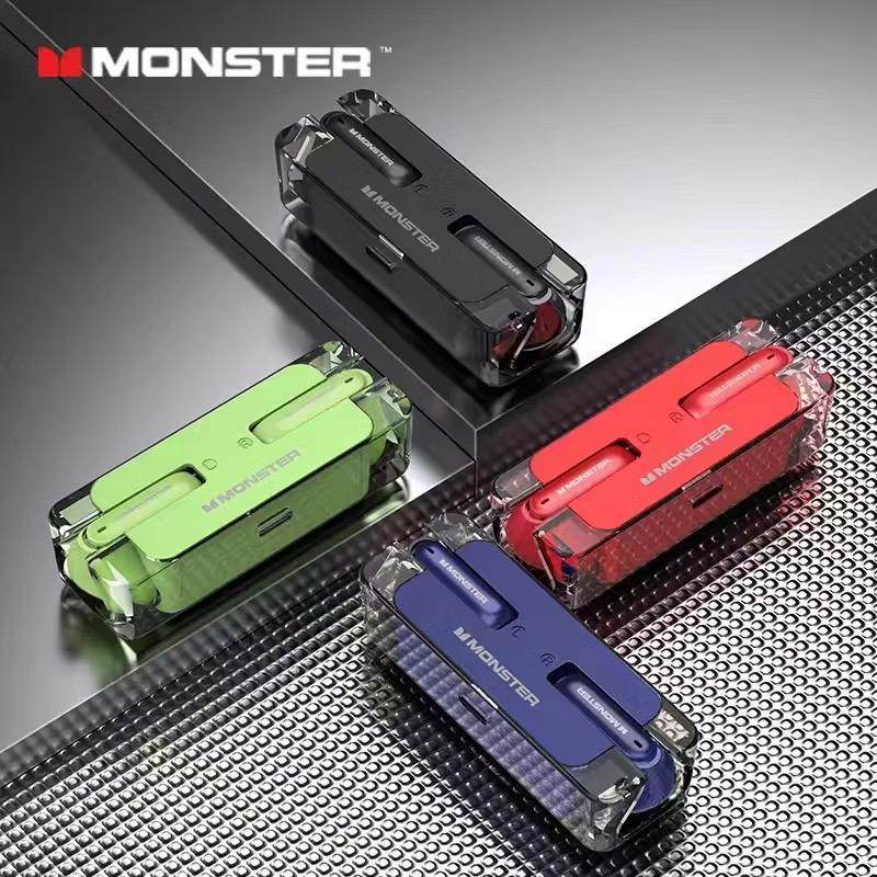 Jual Monster XKT08 TWS Bluetooth V6.0 Gaming Music Earphone Headset ...