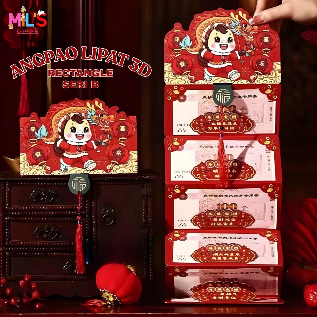 Jual [ CUTE MIL'S ] ANGPAO DOMPET LIPAT 10 SLOT IMLEK & LEBARAN PREMIUM ...