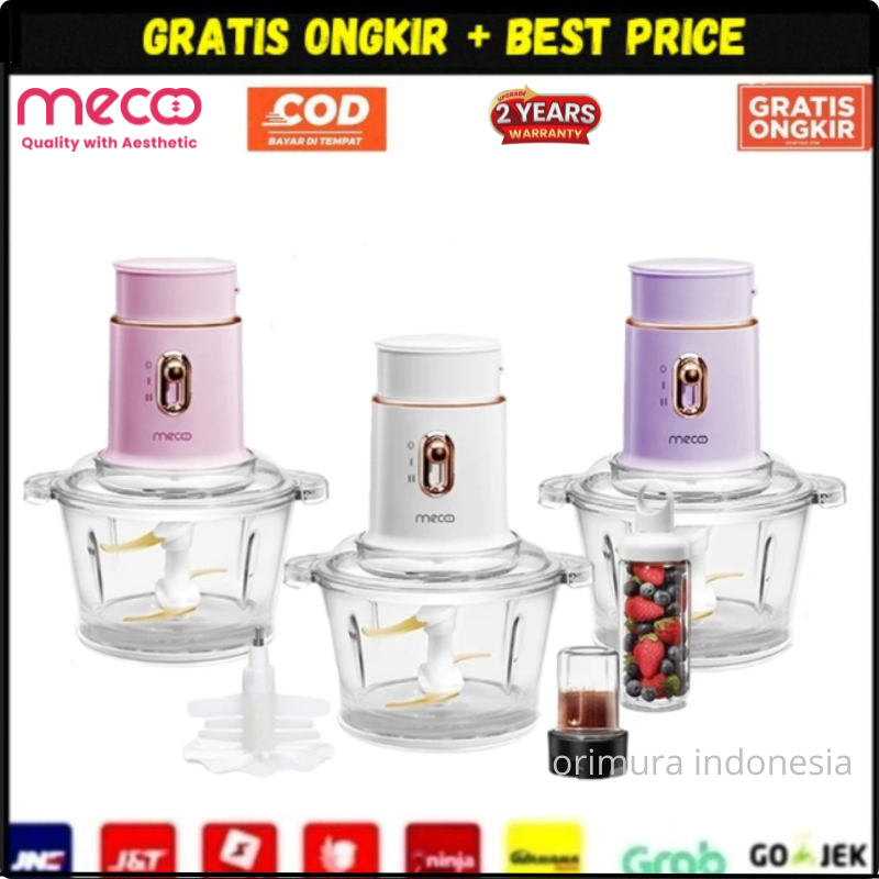 Jual Mecoo Blender Bumbu - Multi Blender Mini Mecoo 5 in 1 Chopper ...