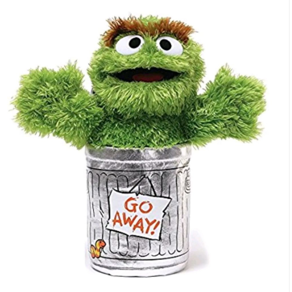 Jual Boneka Oscar the Grouch Sesame Street Plush 10 inch - GUND ...