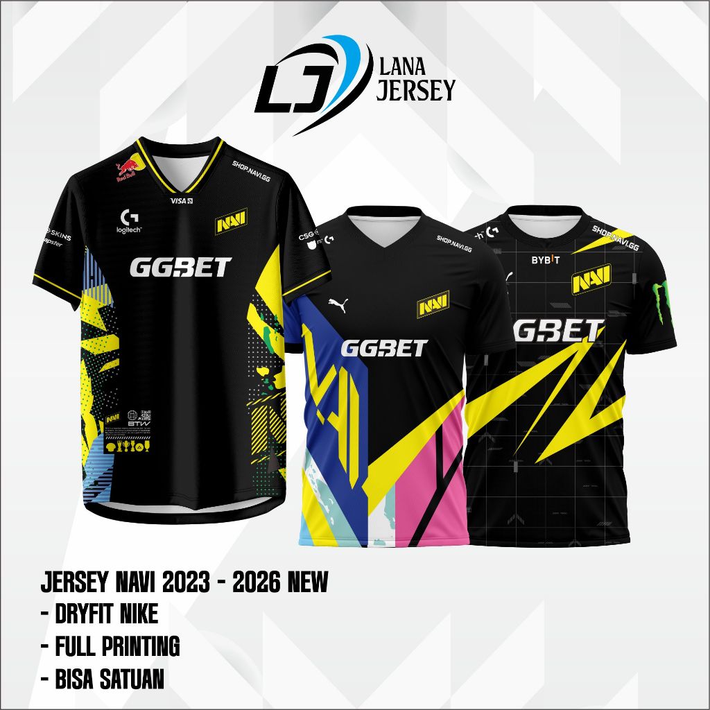 Jual JERSEY NAVI NATUS VINCERE NEW 2023 - 2026 Game Valorant LOL CSGO ...