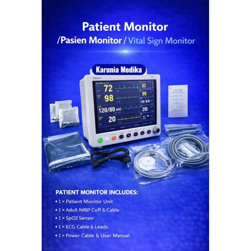 Jual Patient Monitor / Pasien Monitor – Vital Sign Monitor Medis untuk ...