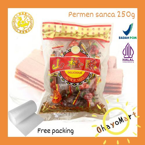 Jual Sanca Sachet Delicious Haw Jelly / Permen Sanca Haw Flakes sachet ...