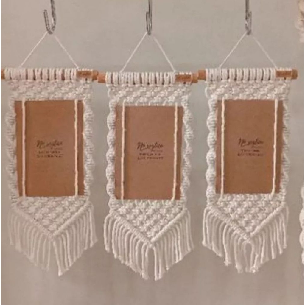Jual Frame foto macrame pajangan foto bingkai foto hadiah ulang tahun ...