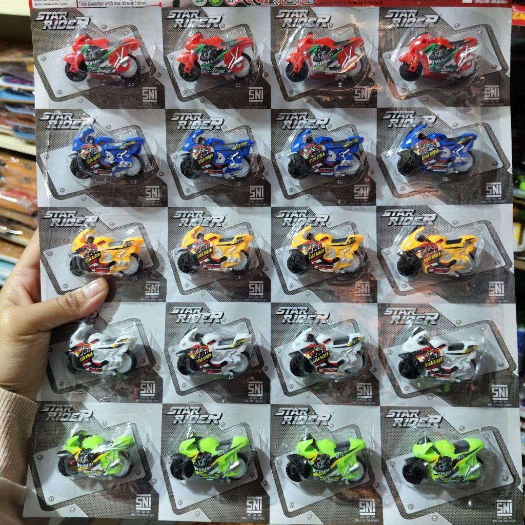 Jual motor spin go / motor balap mini/ star rider / miniatur motor gp ...