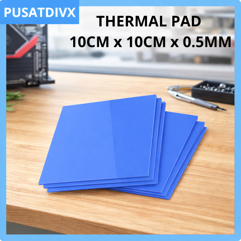 Jual SANJI THERMAL PAD 10CM x 10CM x 0.5MM CHIPSET VRAM VGA HEATSINK ...