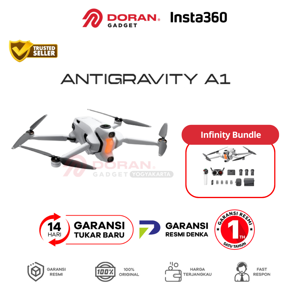 Jual Insta360 Drone Antigravity A1 8K 360° Invisible Drone Garansi ...