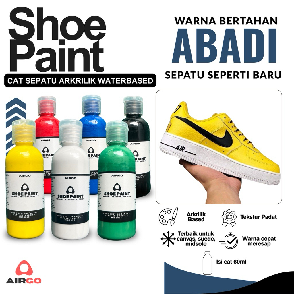 Jual Cat Sepatu Canvas Suede Nubuck Kain Anti Luntur Permanen | Shopee ...