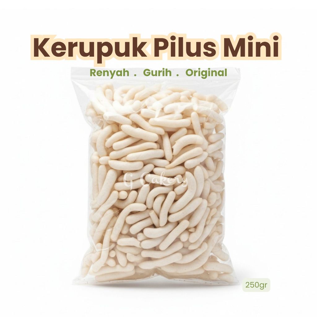 Jual G Cakery | Aneka Kerupuk PILUS Ikan Tenggiri | Shopee Indonesia
