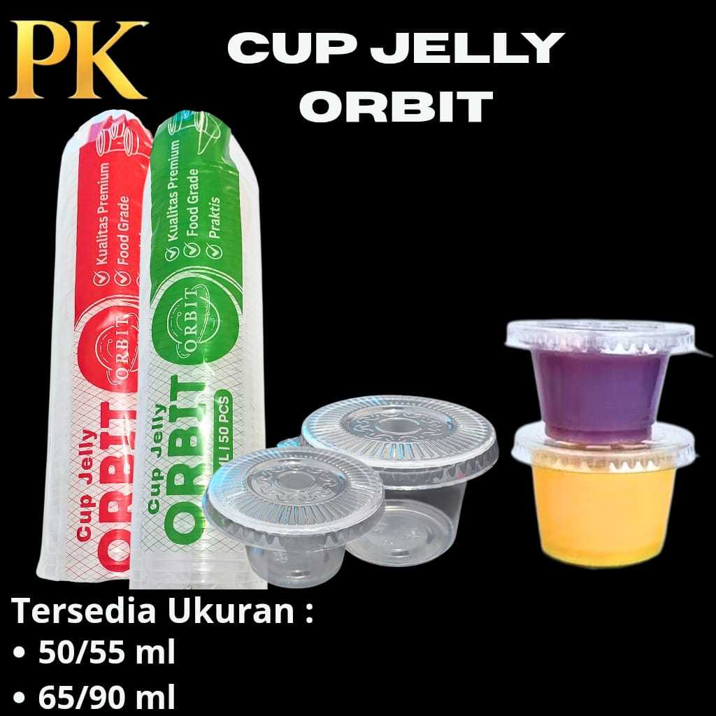 Jual Cup Jelly Puding Ice Cream Mini Gelas Plastik Pudding 50ml 60 ml ...