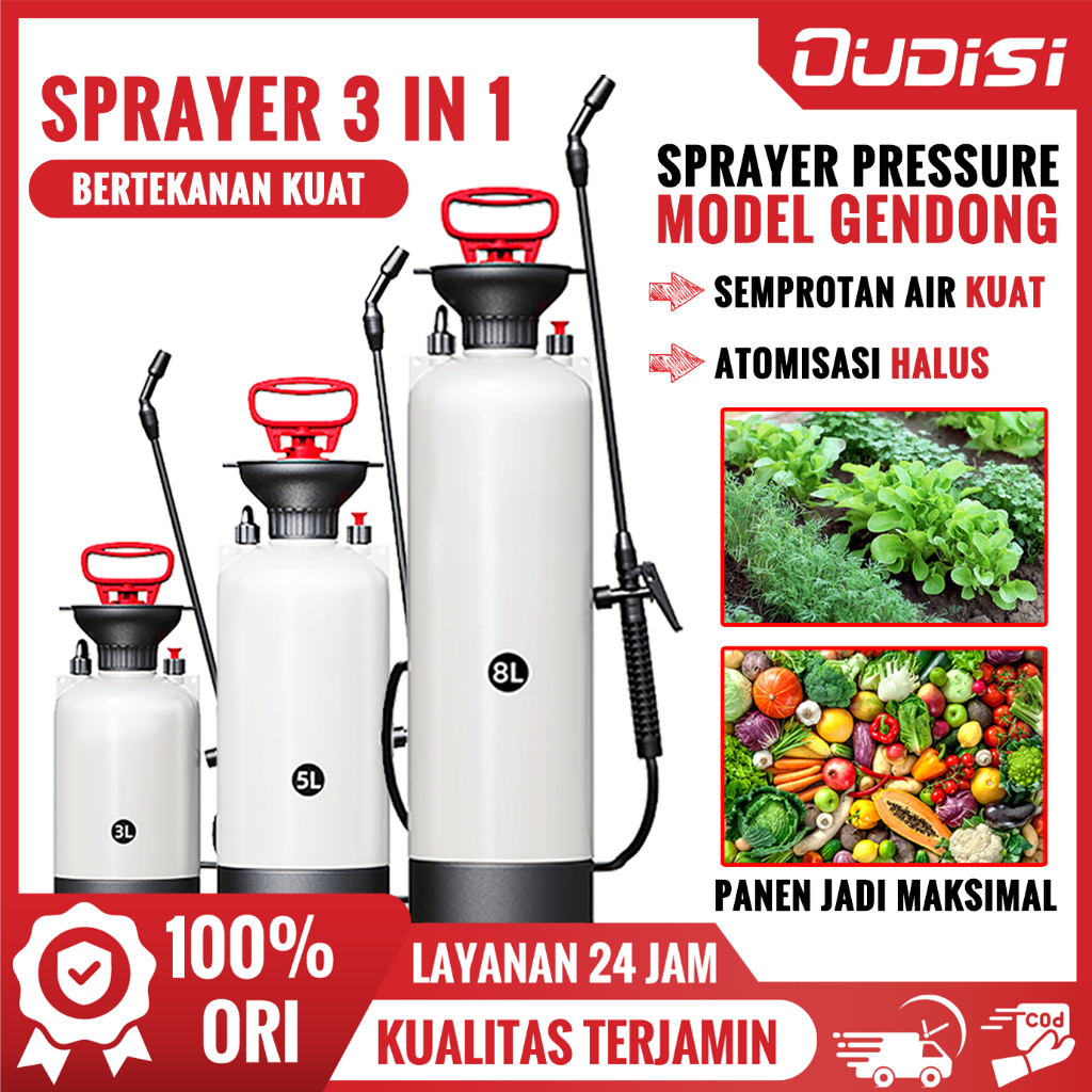 Jual Alat penyemprot tekanan udara multifungsi, penyemprot tanaman 3L ...