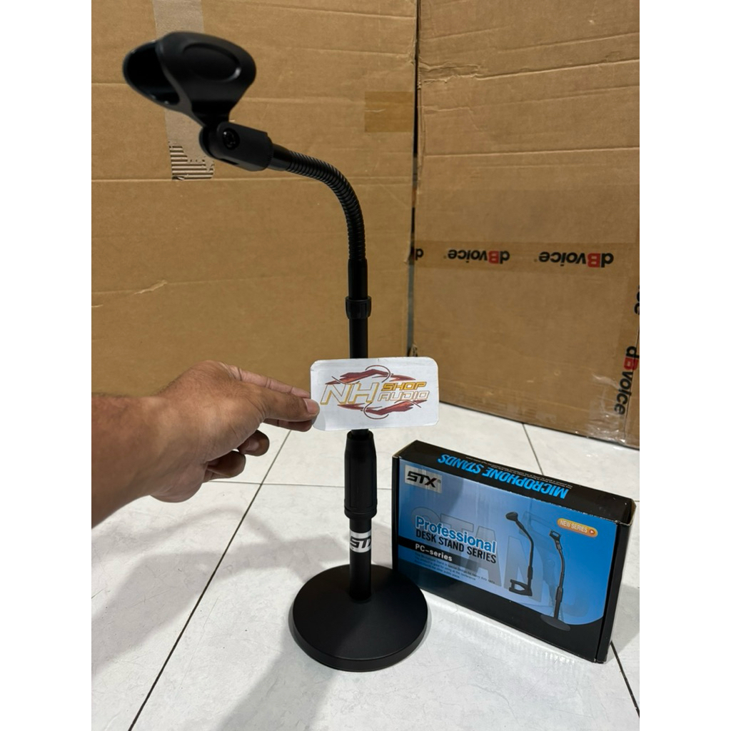 Jual Stand Cagak STX Mic Pendek Tekuk Stand Mimbar Meja Stand ...