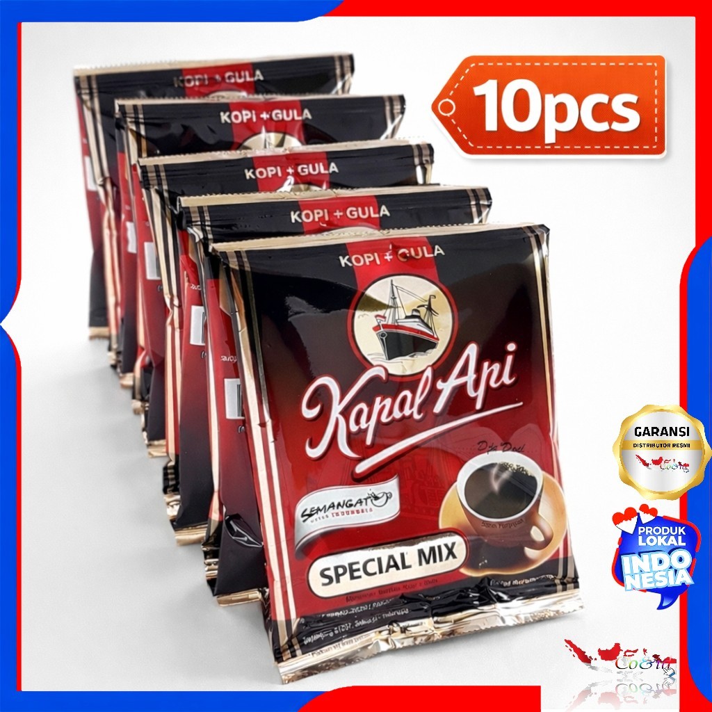Jual KOPI KAPAL API SPECIAL MIX 25Gr Renceng 10Pcs | Shopee Indonesia