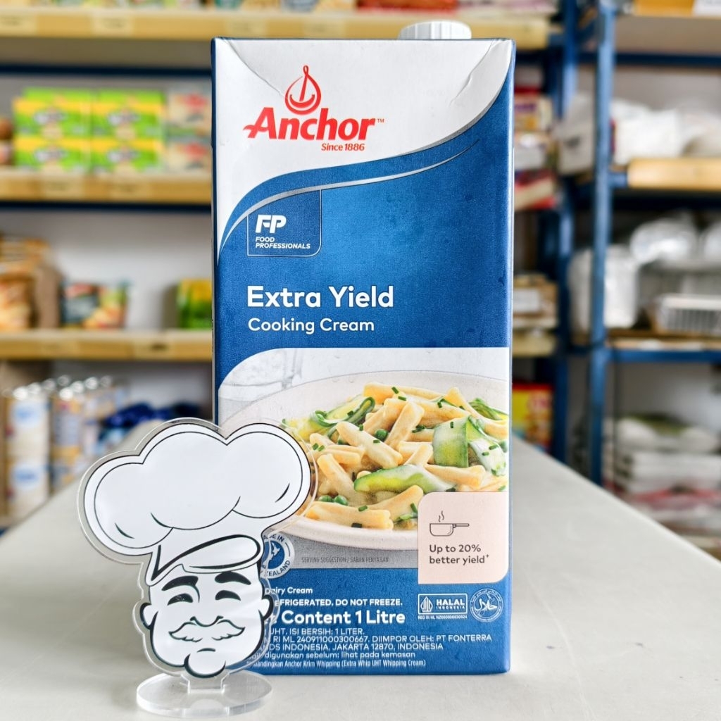 Jual Anchor Extra Yield 1 Liter / Cooking Cream Anchor 1 Liter | Shopee ...