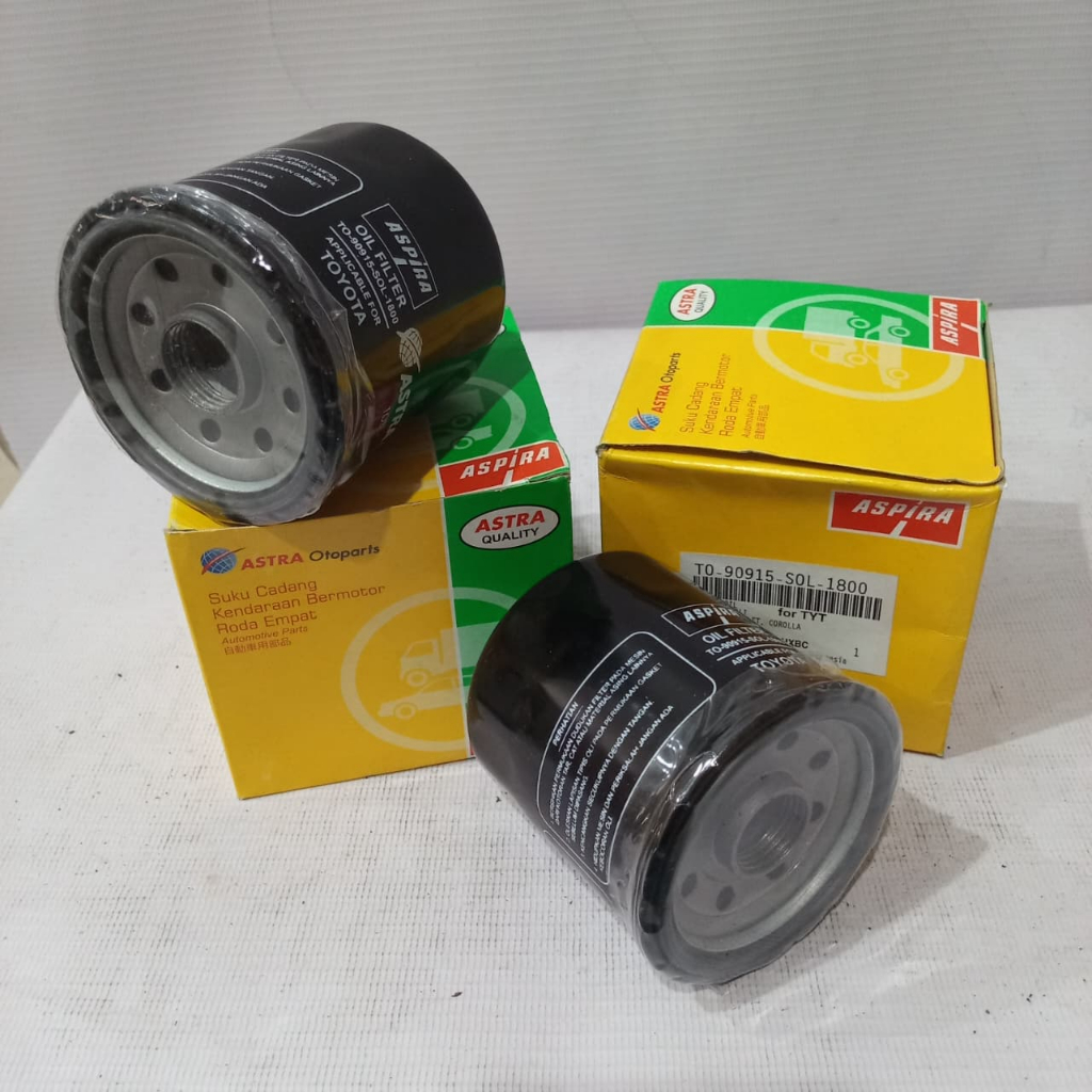 Jual Aspira Oil Filter Soluna Starlet Corolla 1999–2000 Altis – Mesin ...