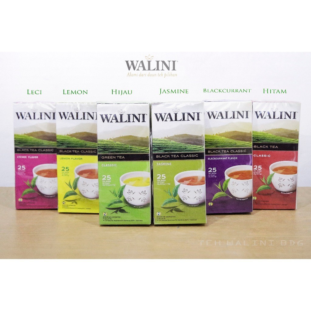 Jual Teh Walini Original 25 Kantong – Jasmine, Blackcurrant, Lychee ...