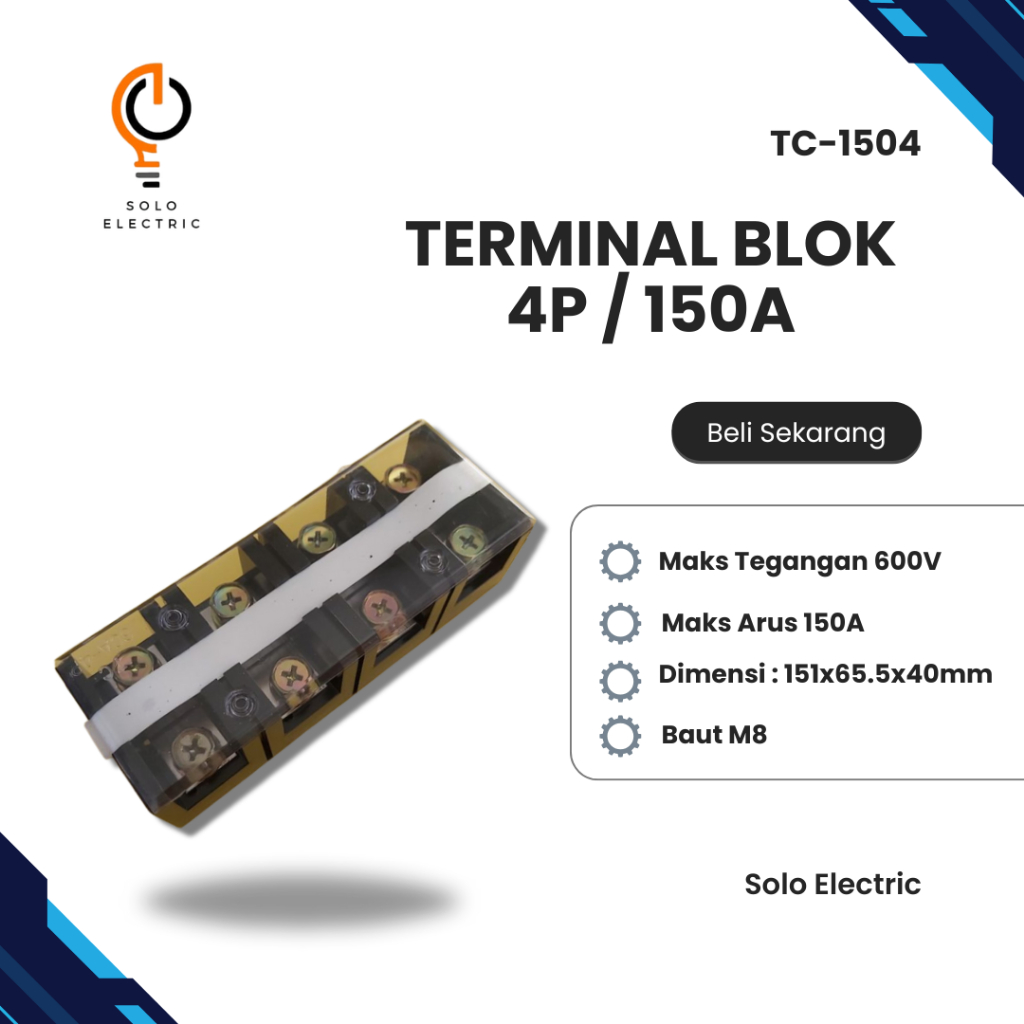 Jual Terminal Blok 150A /4P | Shopee Indonesia