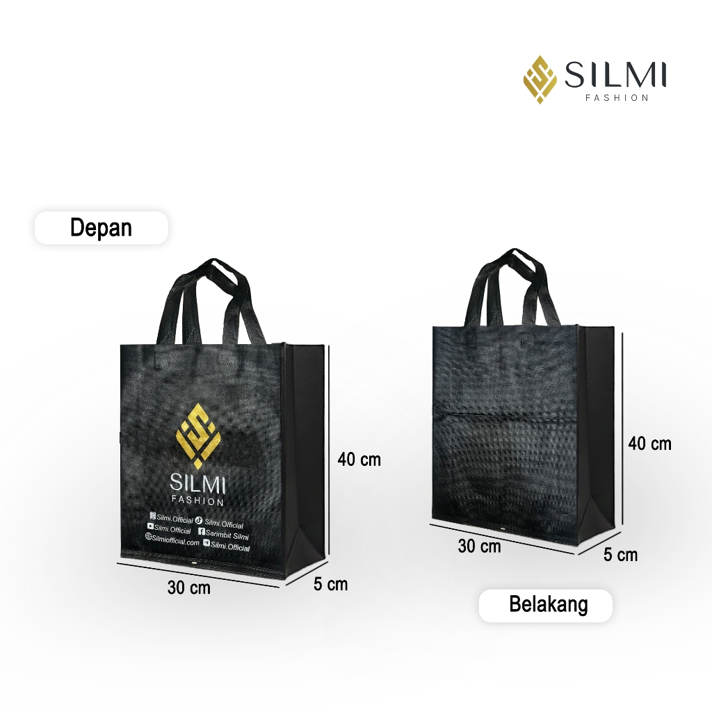 Jual [SILMI] Goodie Bag - Tas Spunbond Limited Edition | Shopee Indonesia