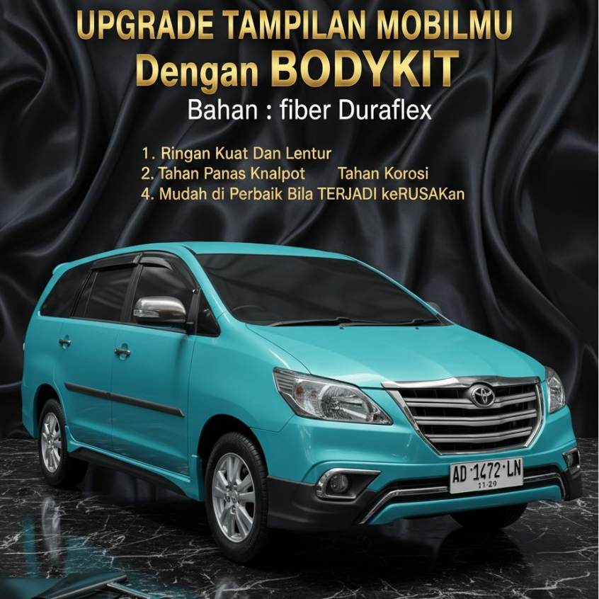 Jual Bodykit Innova 2013 2015 Luxury Body Kit Bodikit Grade-A Lentur ...