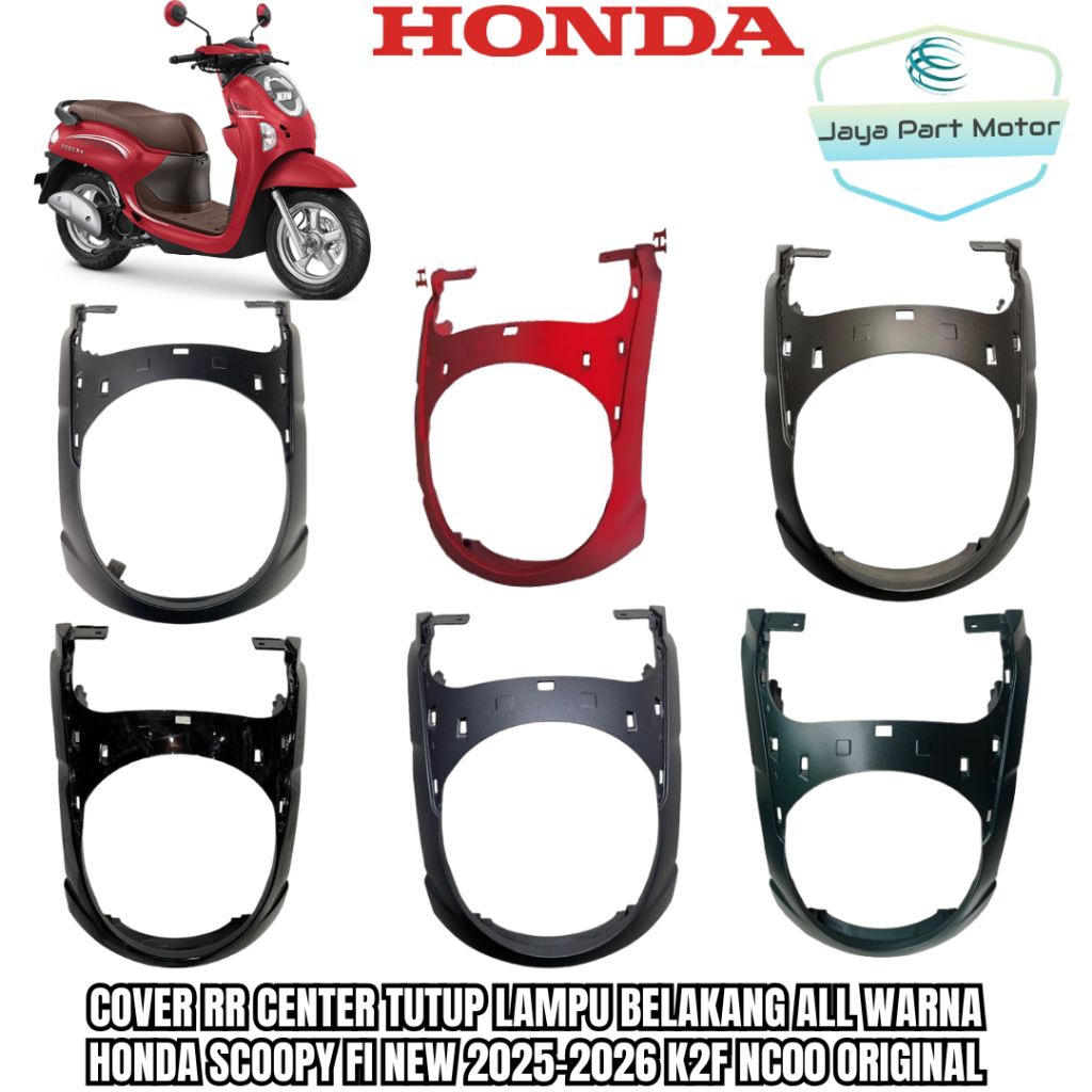 Jual Cover Rr Center Tutup Lampu Belakang All Warna Honda Scoopy Fi New ...