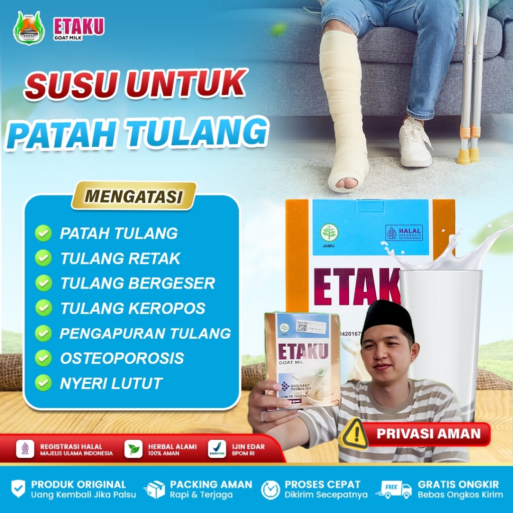 Jual Susu Patah Tulang Retak Remuk Tulang Bergeser Pengapuran Tulang ...