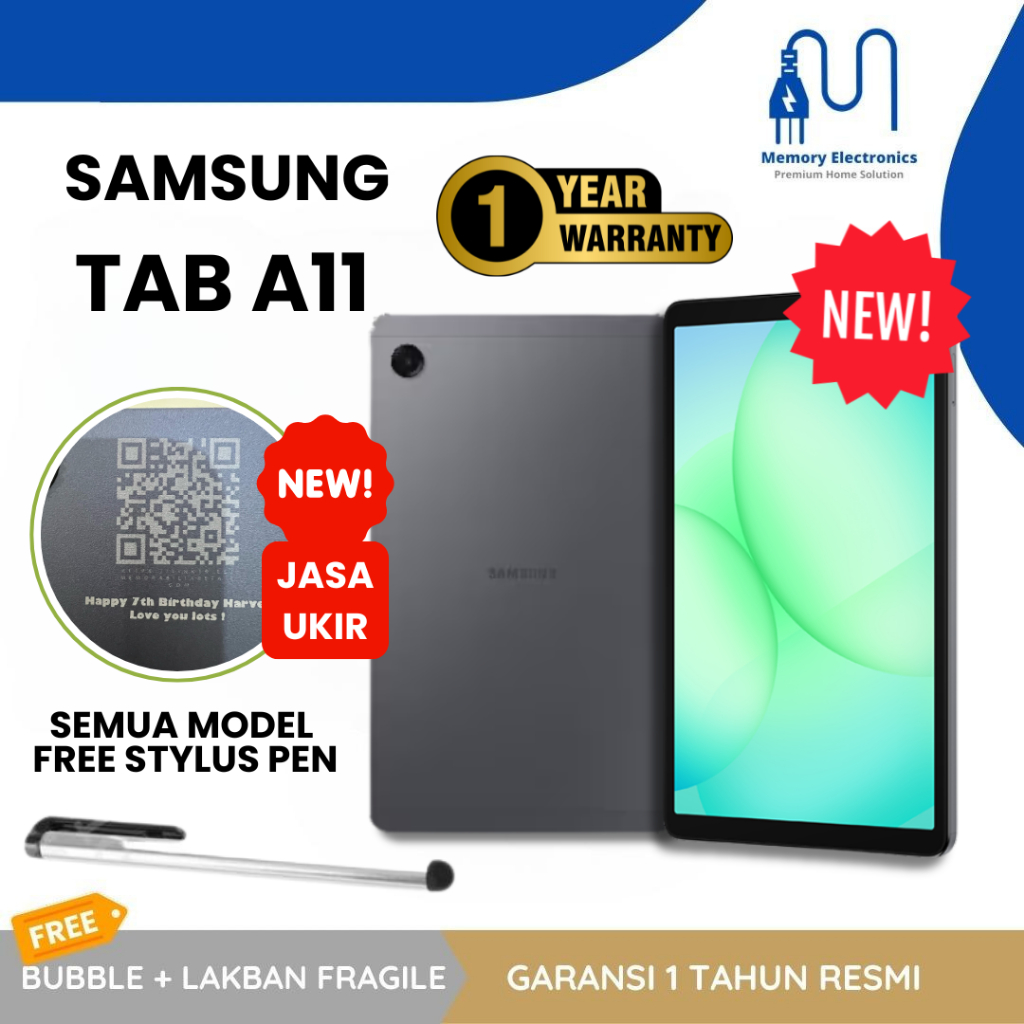 Jual SAMSUNG GALAXY TAB A9 A11 WIFI LTE GARANSI RESMI SEIN BARU ORI ...