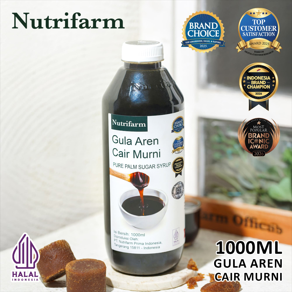 Jual Nutrifarm Gula Aren Cair 1000ml | Shopee Indonesia