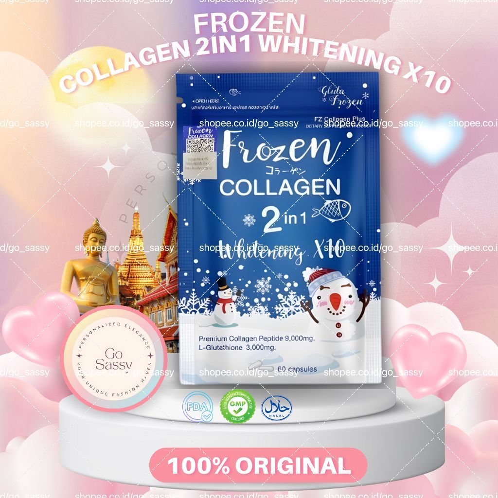 Jual FROZEN COLLAGEN BARCODE 2in1 WHITENING ORIGINAL / FROZEN COLLAGEN ...