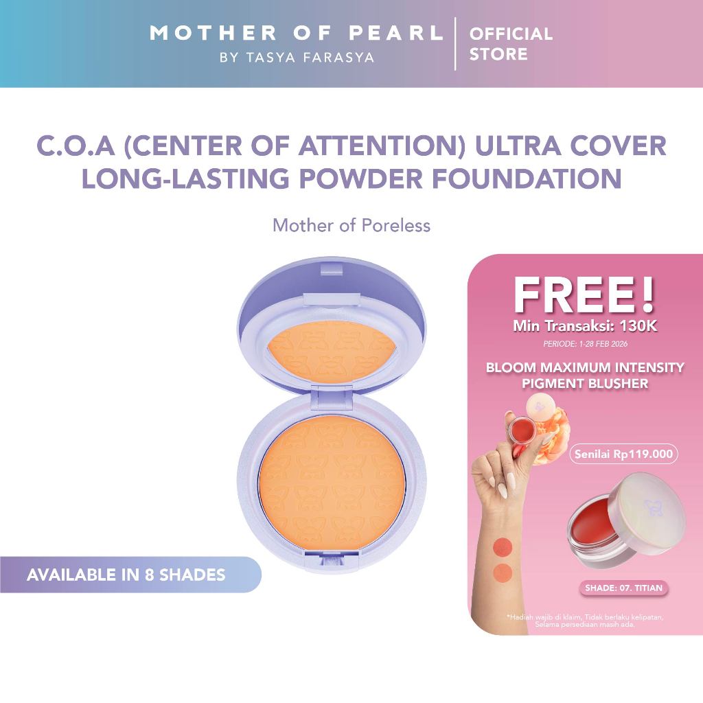 Jual MOP - C.O.A Center of Attention Ultra Cover Long-Lasting Powder ...