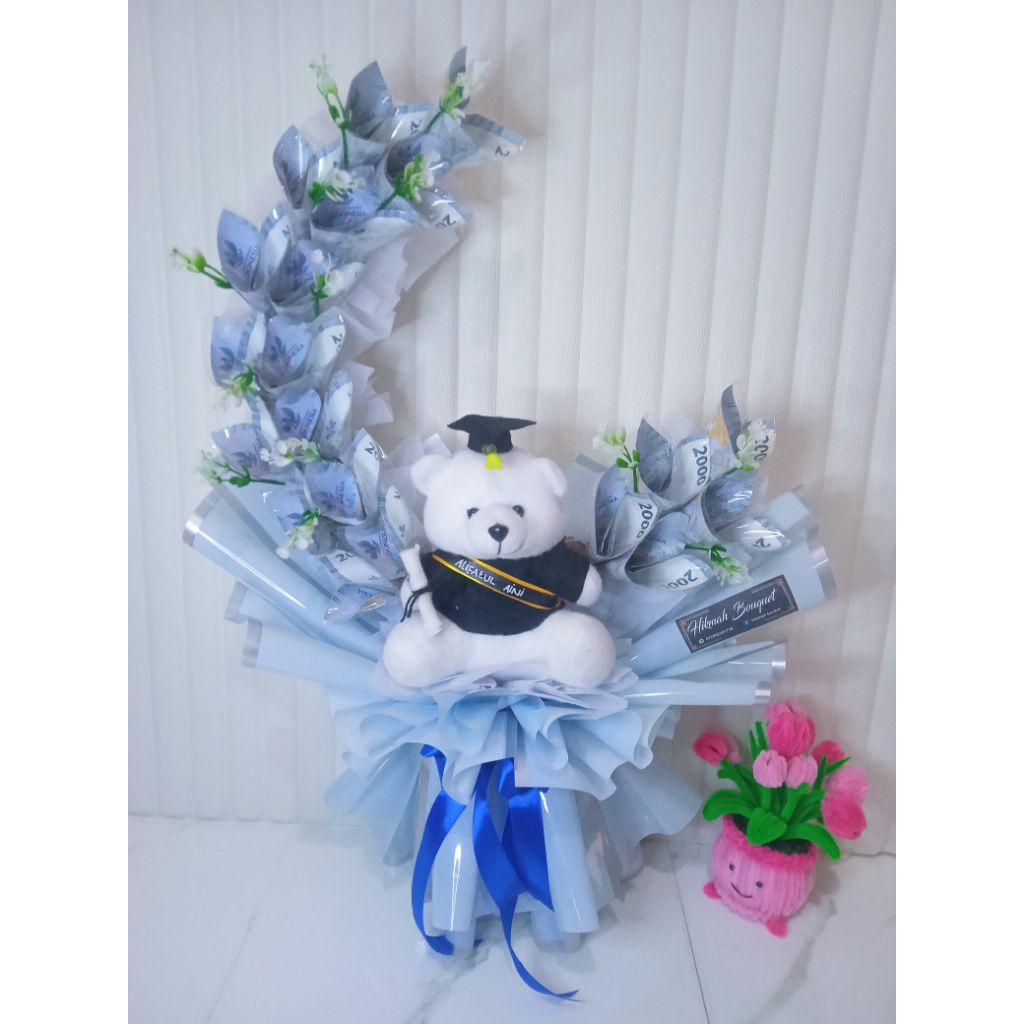 Jual buket boneka buket uang bulan sabit | Shopee Indonesia