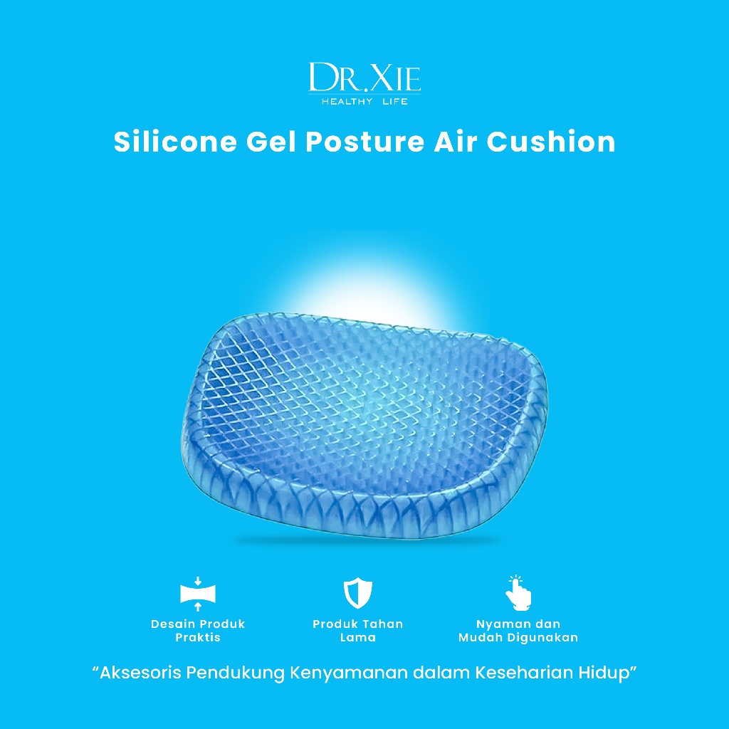 Jual Dr. Xie Silicone Gel Seat Cushion – Bantalan Duduk Comfort Air ...