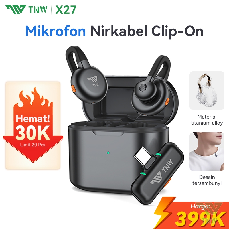 Jual TNW X27 Mini Wireless Lavalier Microphone Hidden Mic Clip-on Noise ...