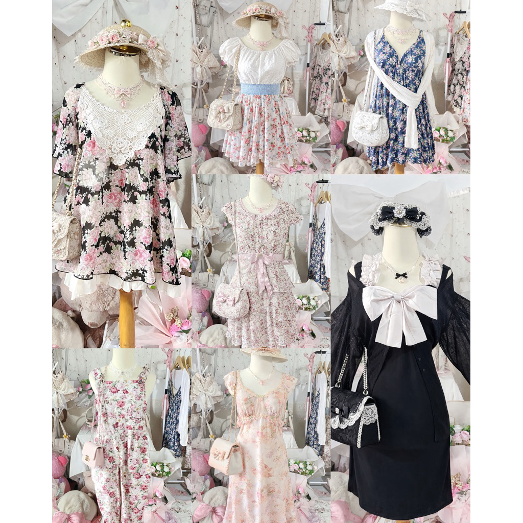 Jual atasan coquette, vintage, mori-kei, dolette, fairycore, lace ...