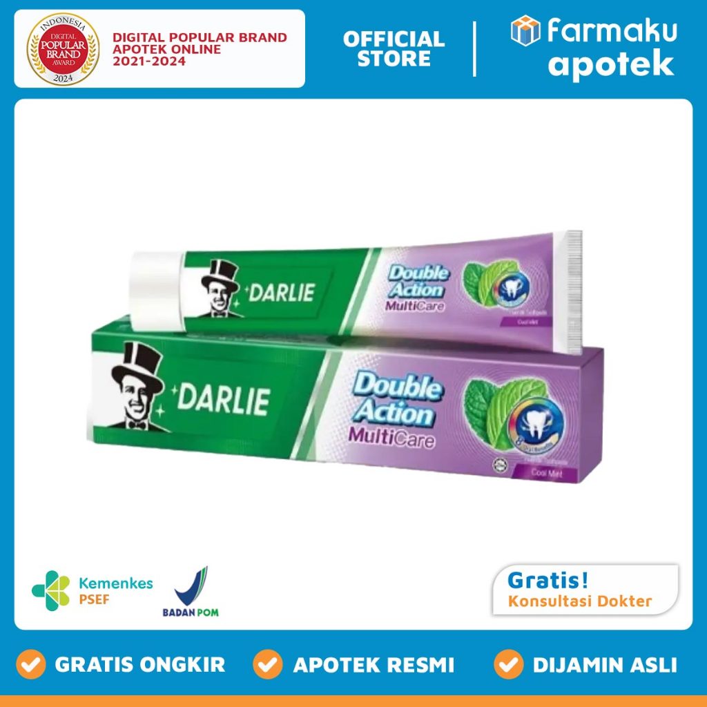 Jual Darlie Toothpaste Double Action Multicare Tube 180 gr - TMG ...