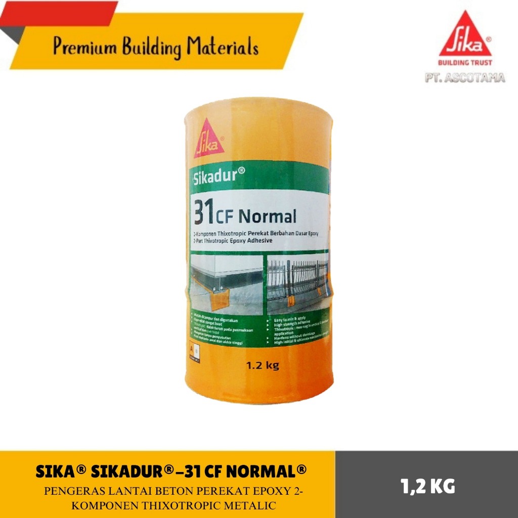 Jual SIKADUR - 31 CF Normal 1,2 Kg Perekat Berbahan Dasar Epoxy Sebagai ...