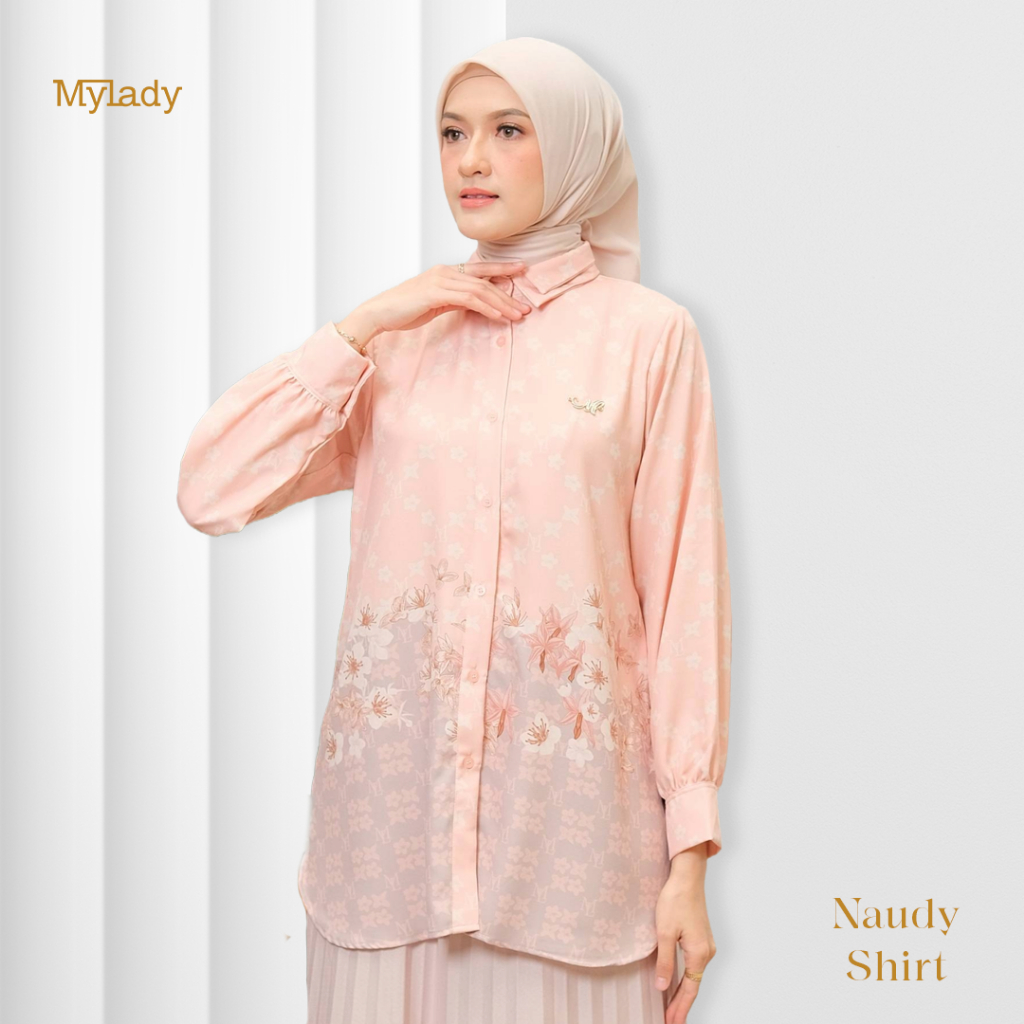 Jual Myladyhijab Naudy Shirt Kemeja Wanita Cantik | Shopee Indonesia